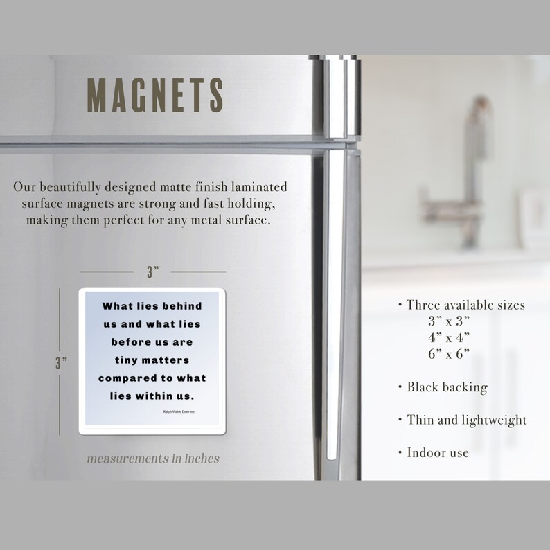 Encouraging Magnet, Inspirational Gift, Our Internal Thoughts, Feelings ...