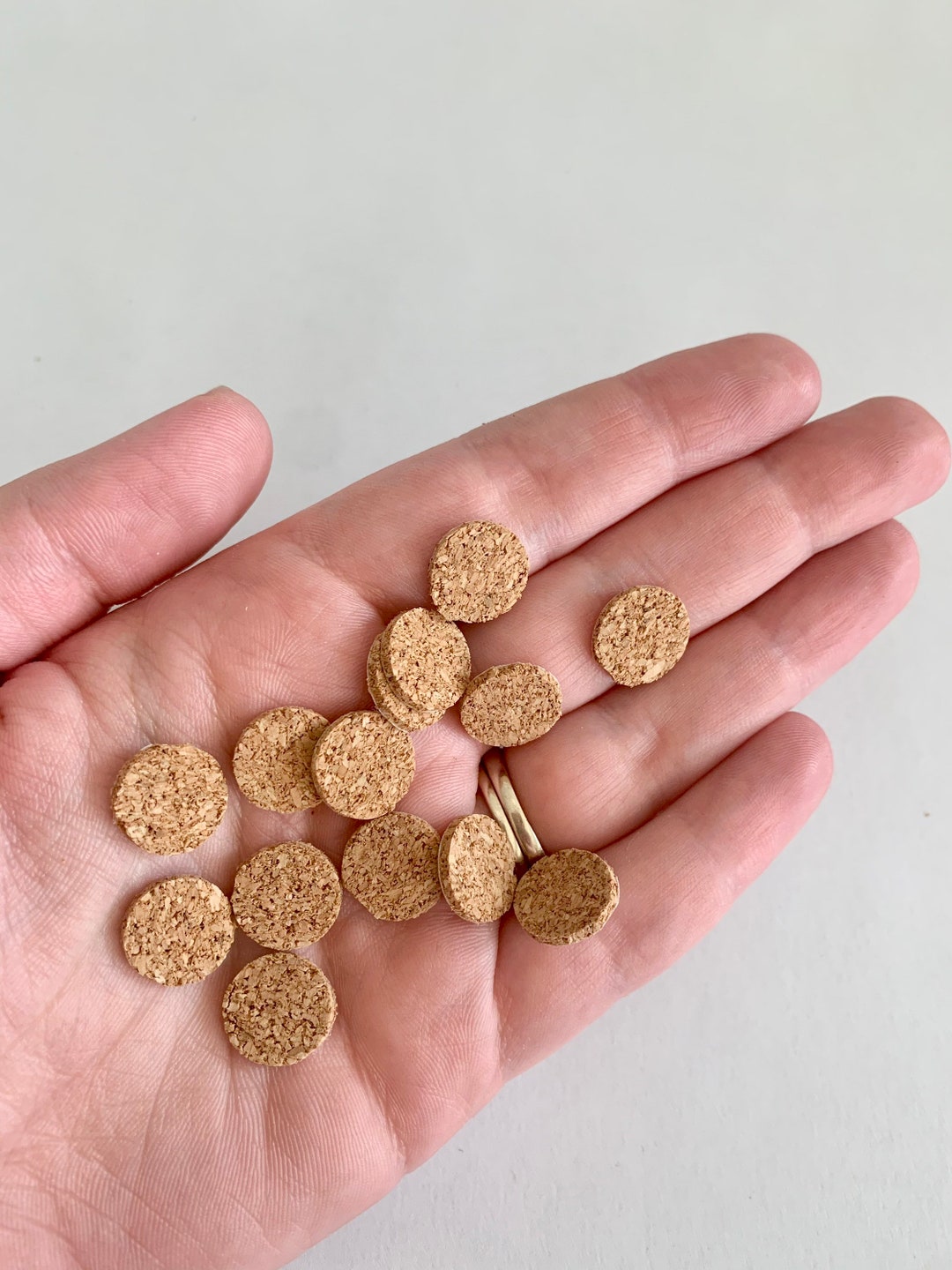 40 Cork Dot Self Adhesive Dots 12mm/.5in for Coaster Backing ...