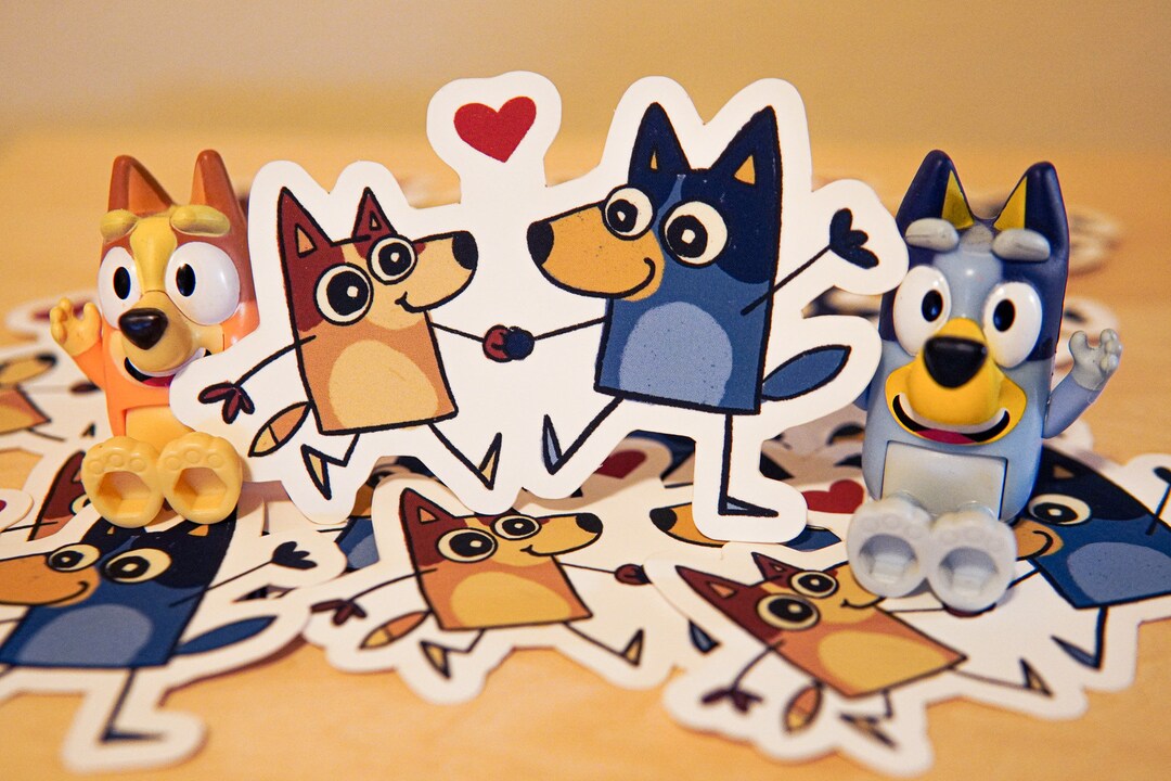 Bluey Doodle Sticker - Etsy