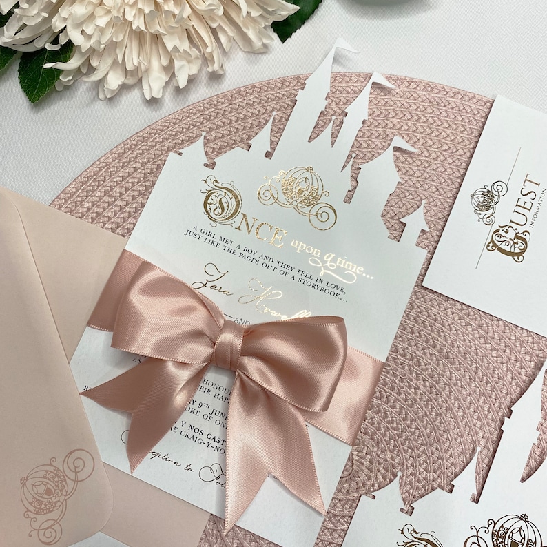 Wedding Invitation Once Upon A Time. Fairytale Princess - Etsy UK