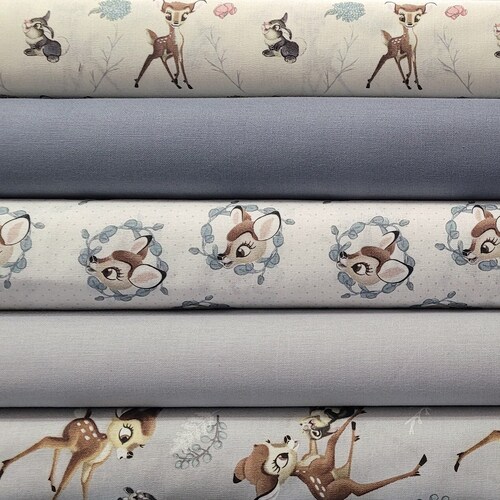 Disney Bambi the Deer Thumper & Friends 100% Cotton Fabrics - Etsy