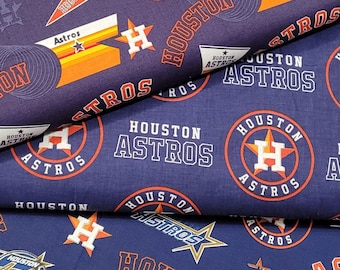Astros Mlb Fabric - Etsy