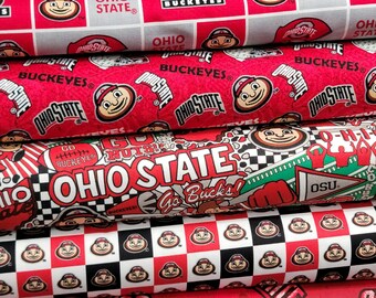 Ohio State Fabric - Etsy