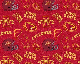 Iowa State Fabric | Etsy