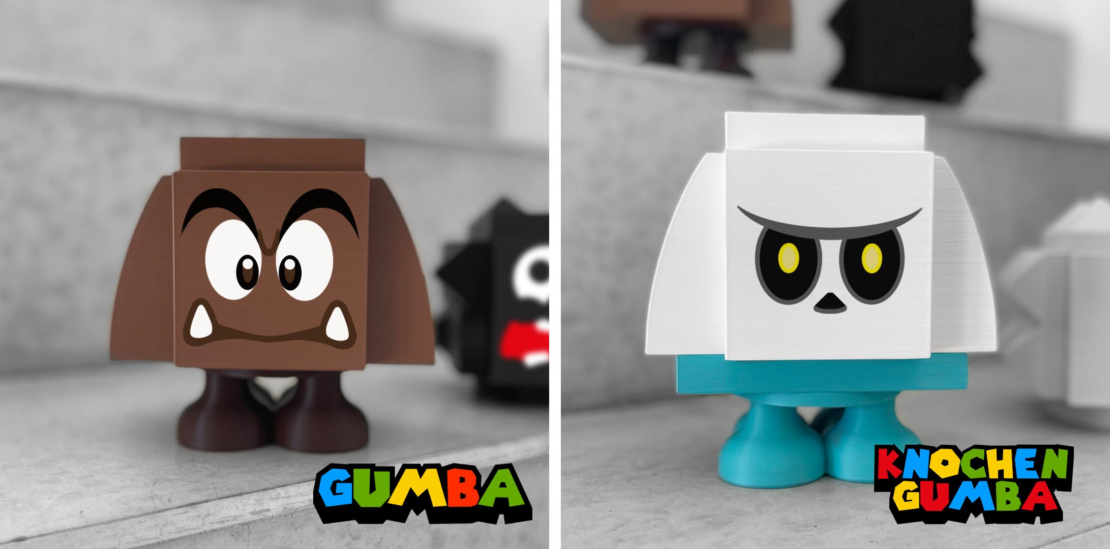 Giant Lego Gumba figure from the 3D printer. | Etsy