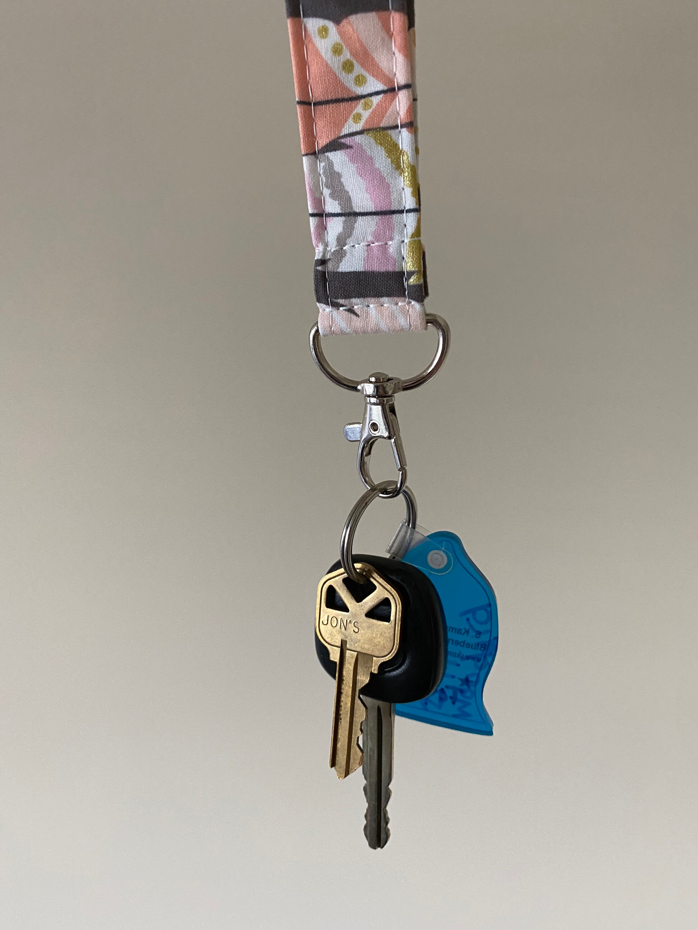 Feather Lanyard Key Fob Badge Holder - Etsy