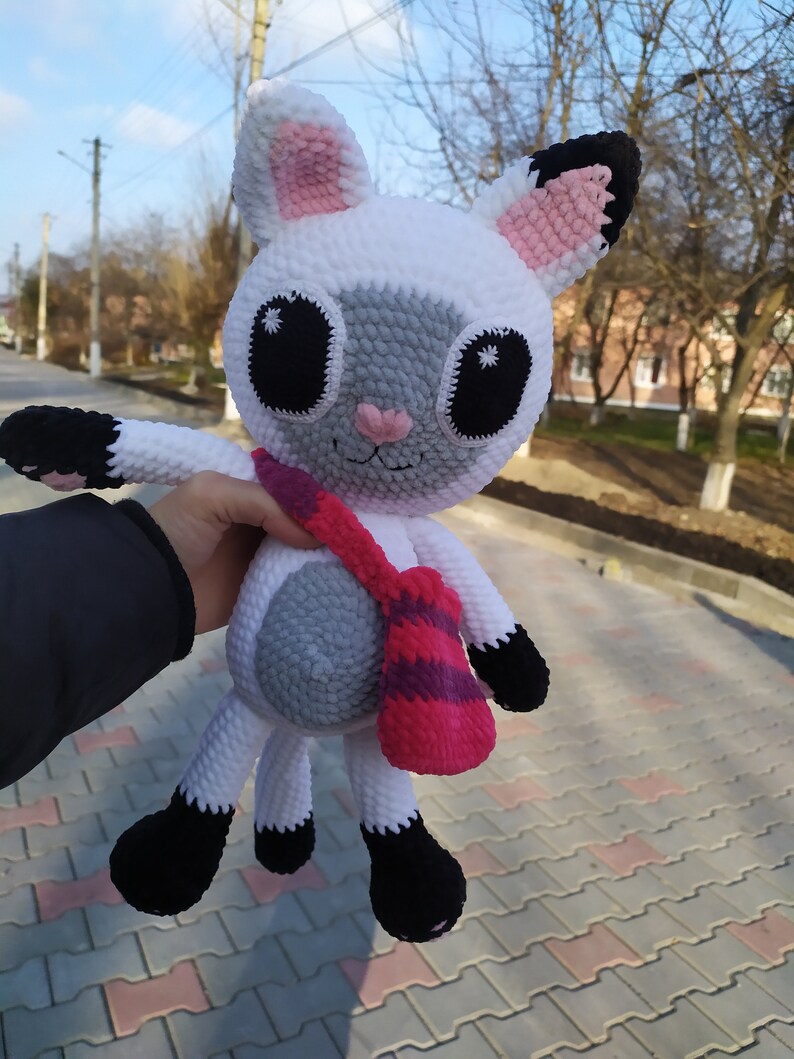 Pandy Cat, Pandy Paws Cat, Gabby's Dollhouse Plush Doll, Amigurumi Toy ...