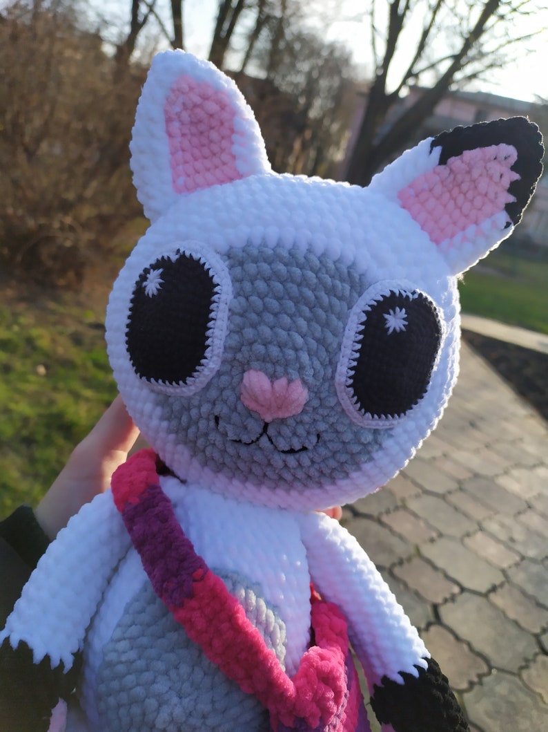 Pandy Cat, Pandy Paws Cat, Gabby's Dollhouse Plush Doll, Amigurumi Toy ...