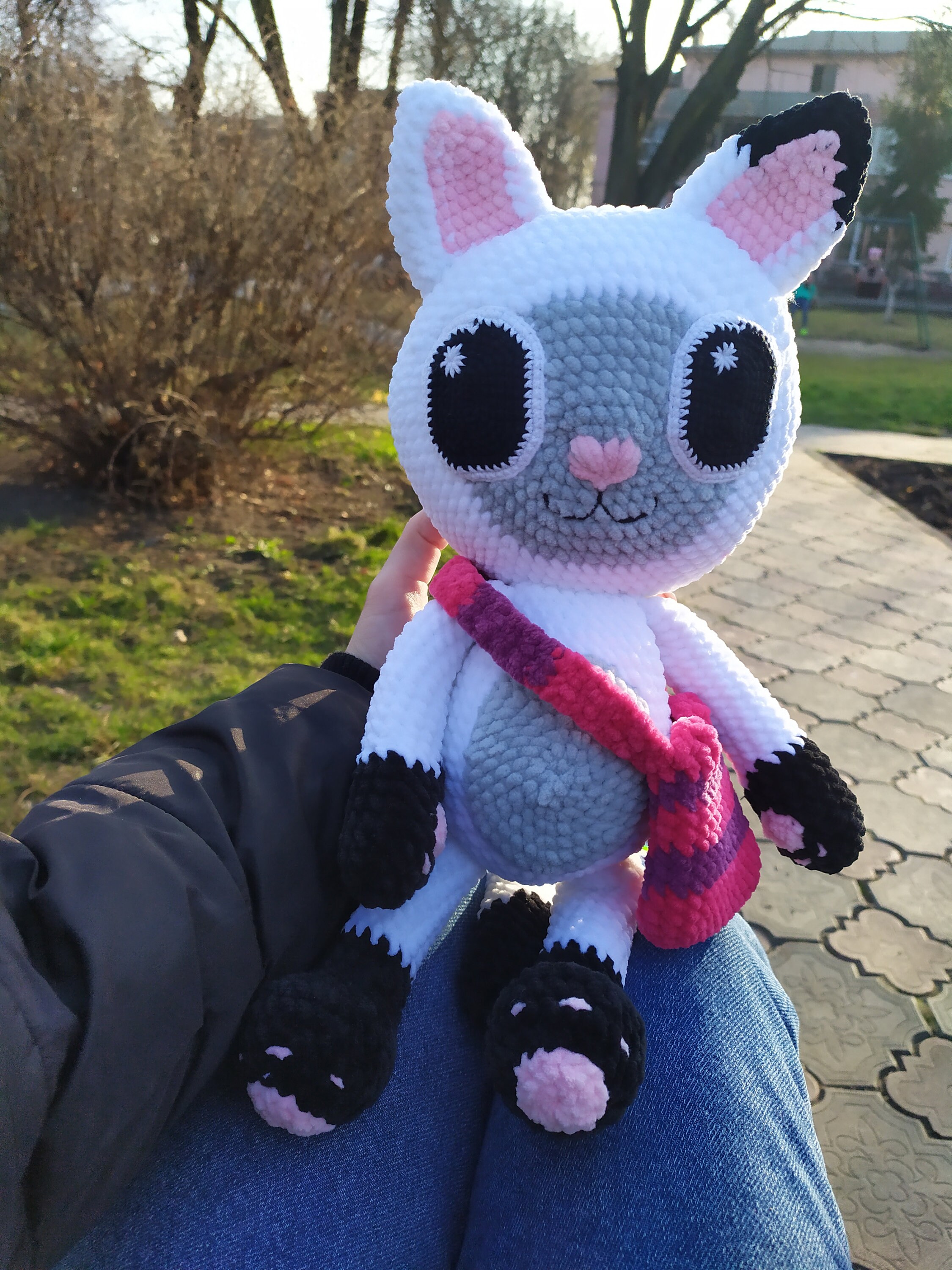 Pandy Cat Pandy Paws Cat Gabby's Dollhouse plush doll - Etsy België