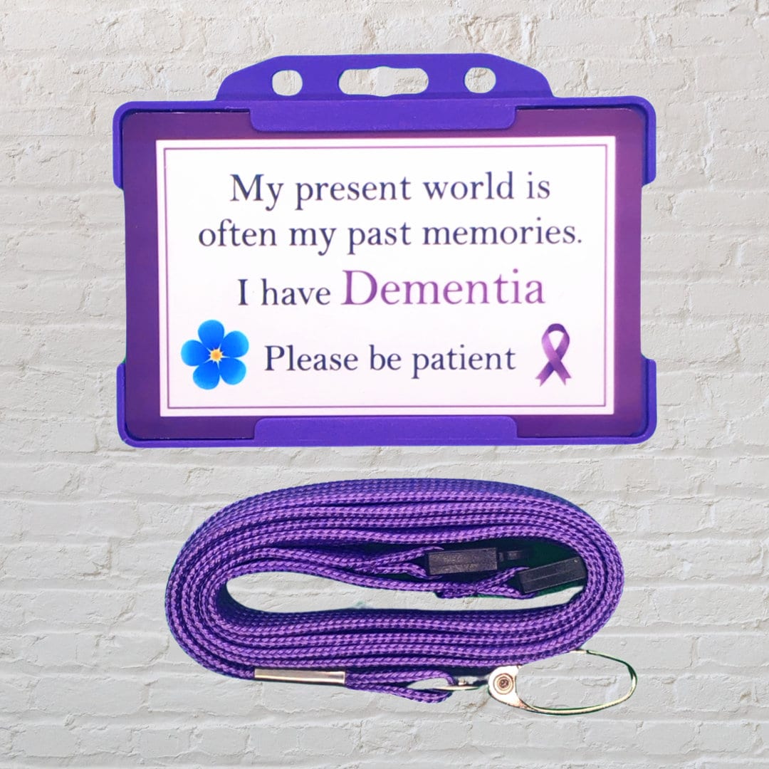 I Have Dementia - Hidden Disability Awareness ID Card & Lanyard - Etsy UK