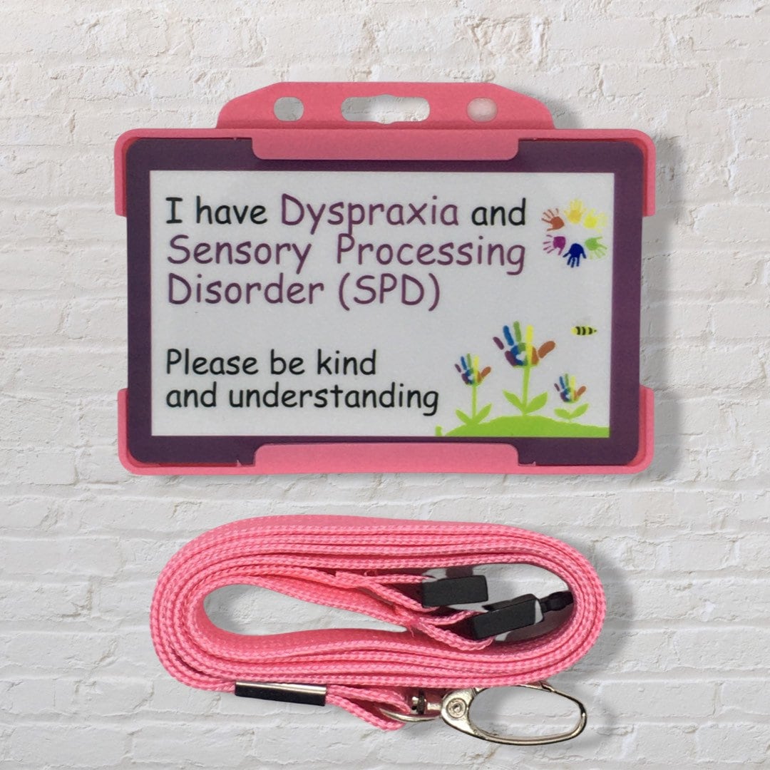 I Have Dyspraxia and Sensory Processing Disorder Disability ID - Etsy