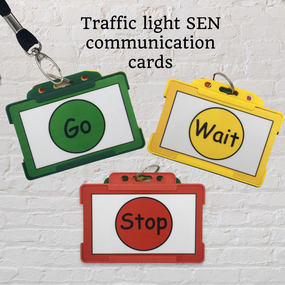 Autism ADHD SEN Traffic Light Stop Wait Go Communication Cards - Etsy UK