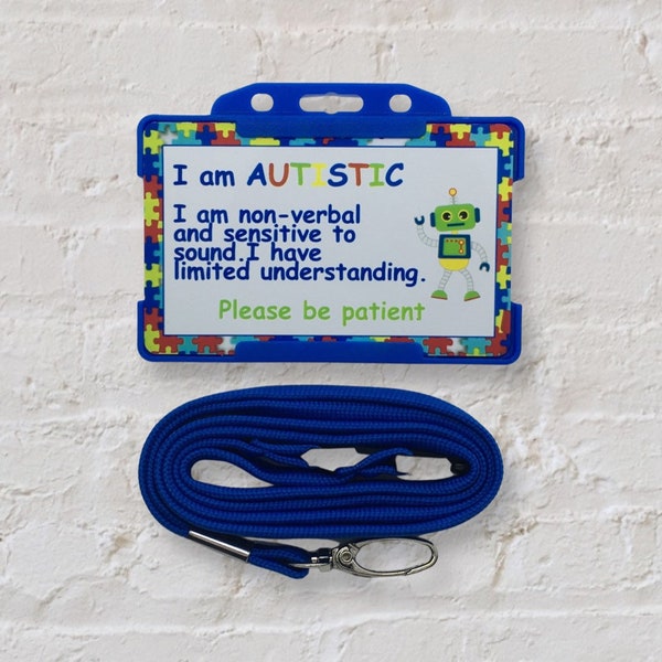 I Am Autistic Card - Etsy