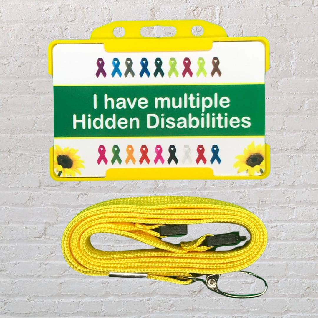 Hidden Disability Awareness ID Card and Lanyard - Etsy