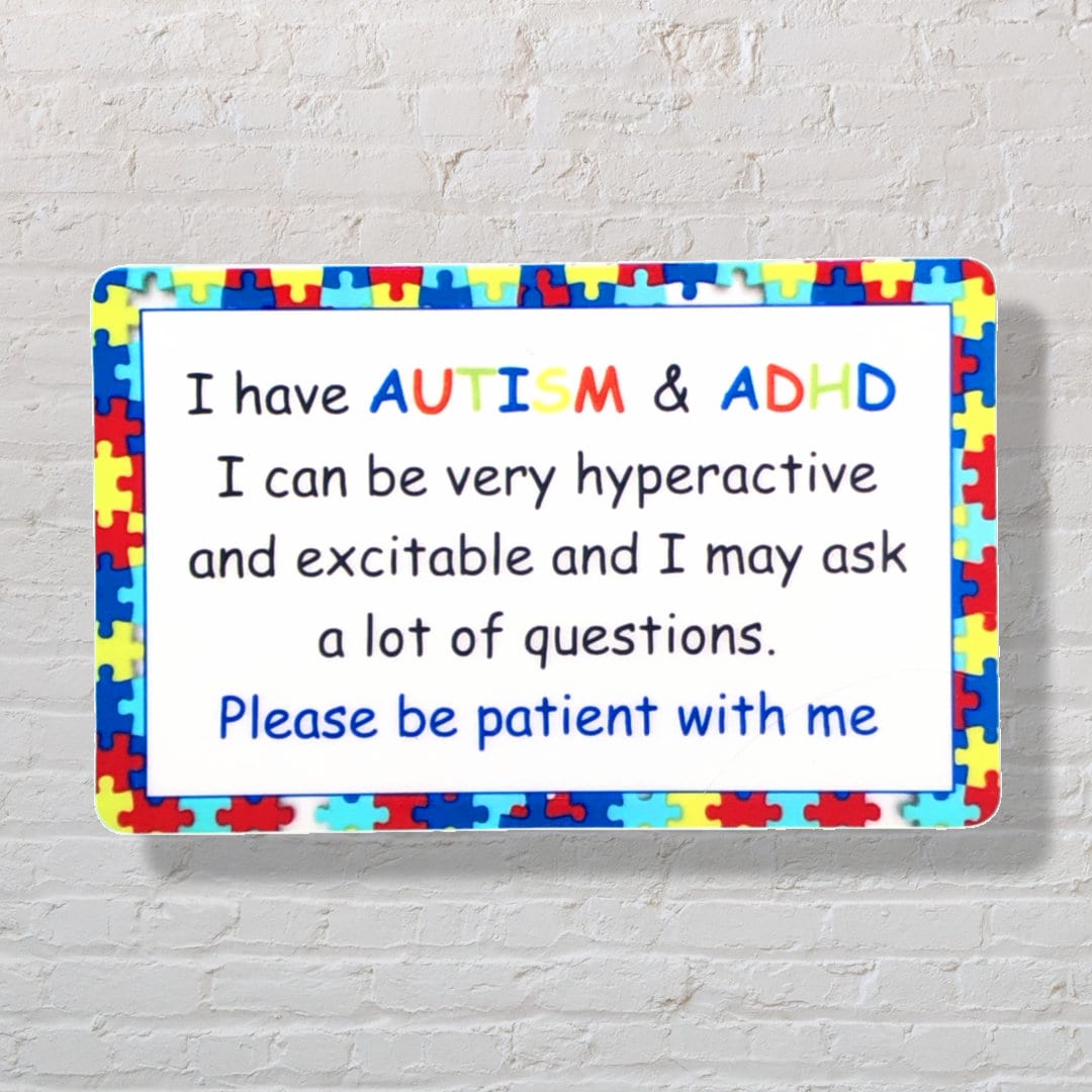 Autism & ADHD Awareness Card - Etsy