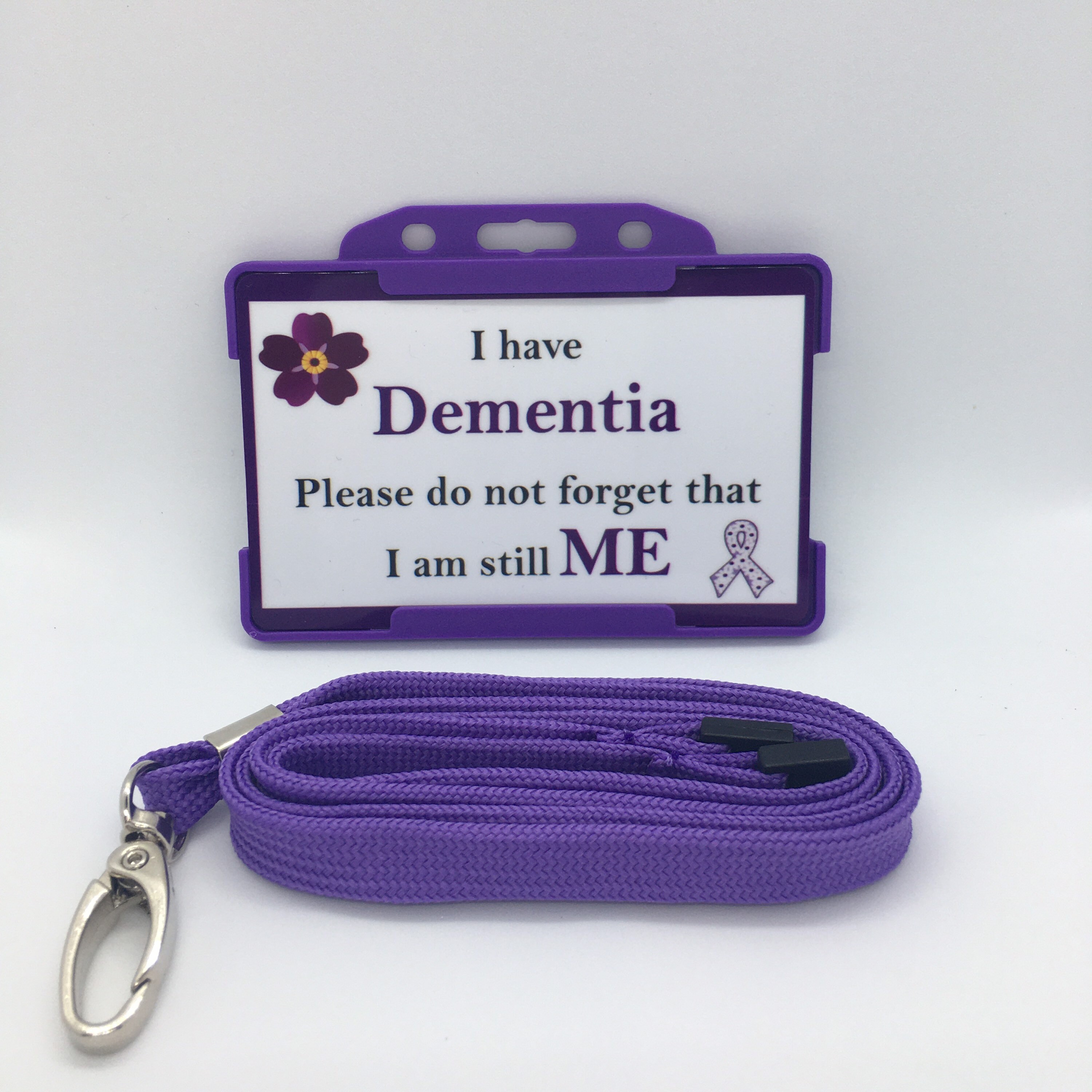 I Have Dementia Hidden Disability Awareness ID Card & Lanyard | Etsy
