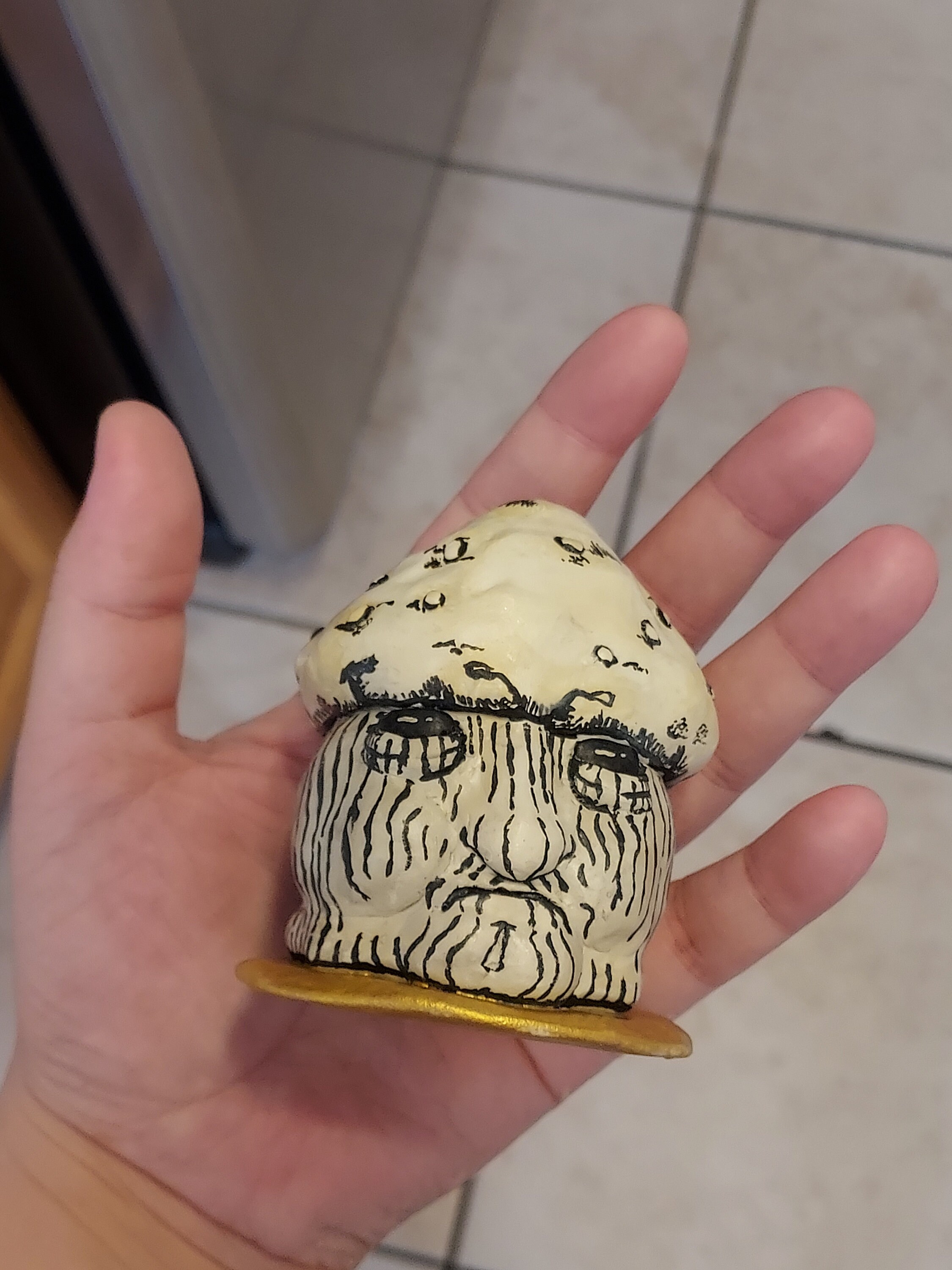 Scary Muffin Clay Muffin Clay Sculptures Creepy Muffin - Etsy