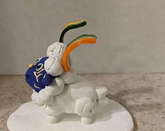 Polymer Clay Red Fox Sculpture Miniature Figurine Clay - Etsy