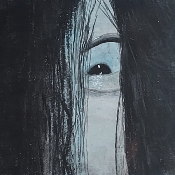 The Grudge Art - Etsy
