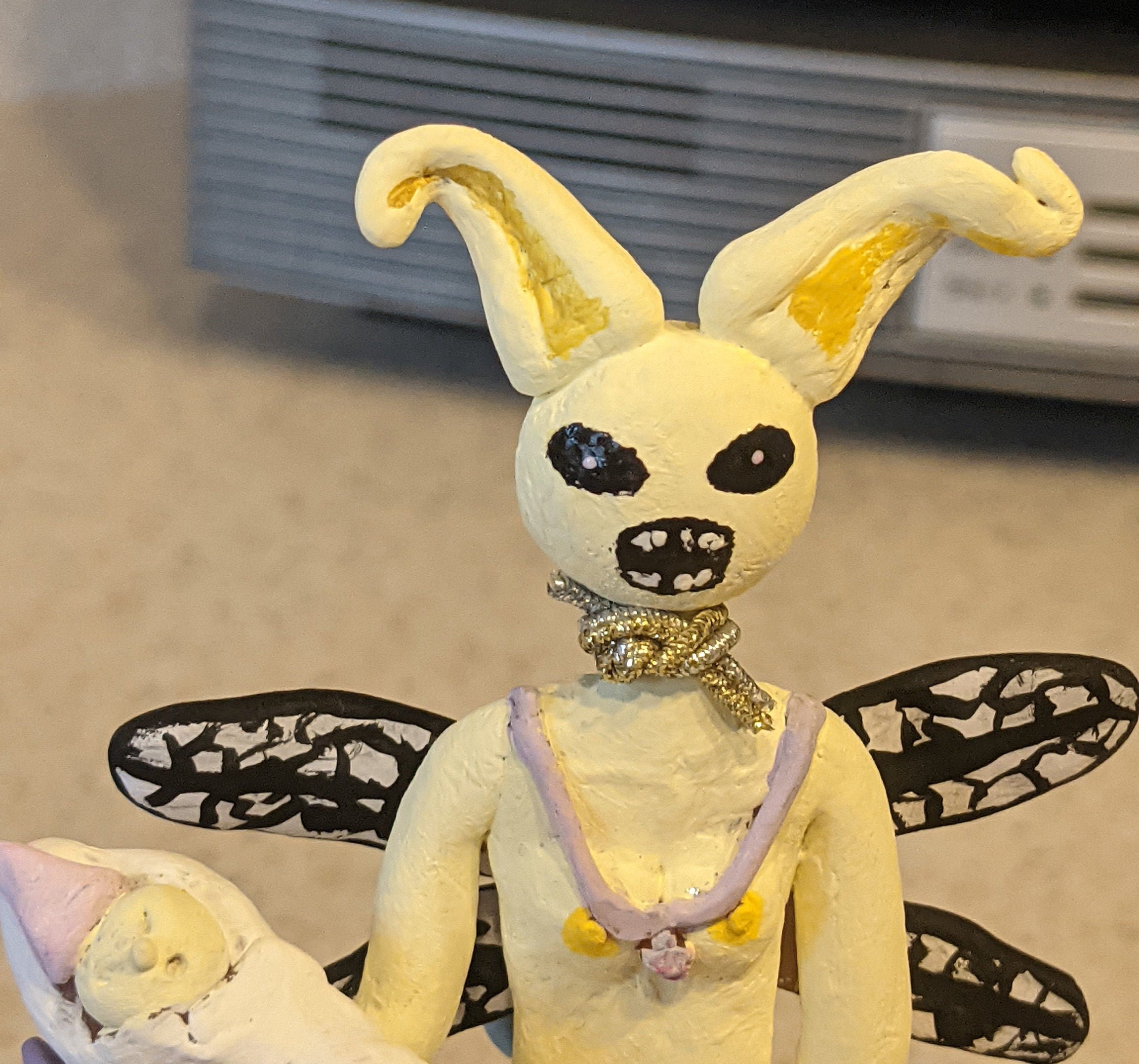 Female Goblin Pixie, Clay Pixie, Goblin Pixies, Scary Sculptures - Etsy