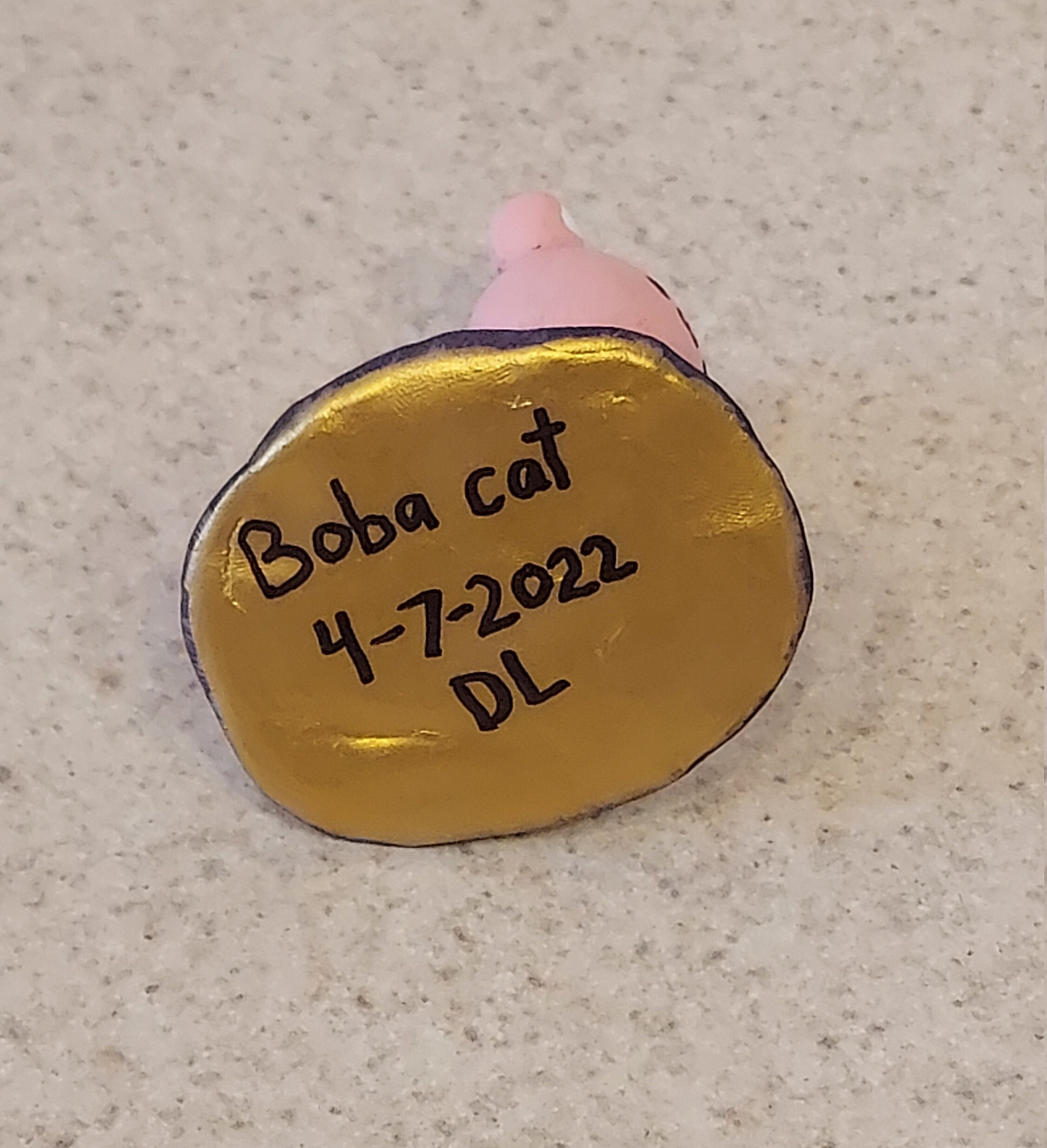 Boba Cat, Clay Cat, Clay Sculptures, Cats, Boba, Clay Boba, Bubble Tea ...