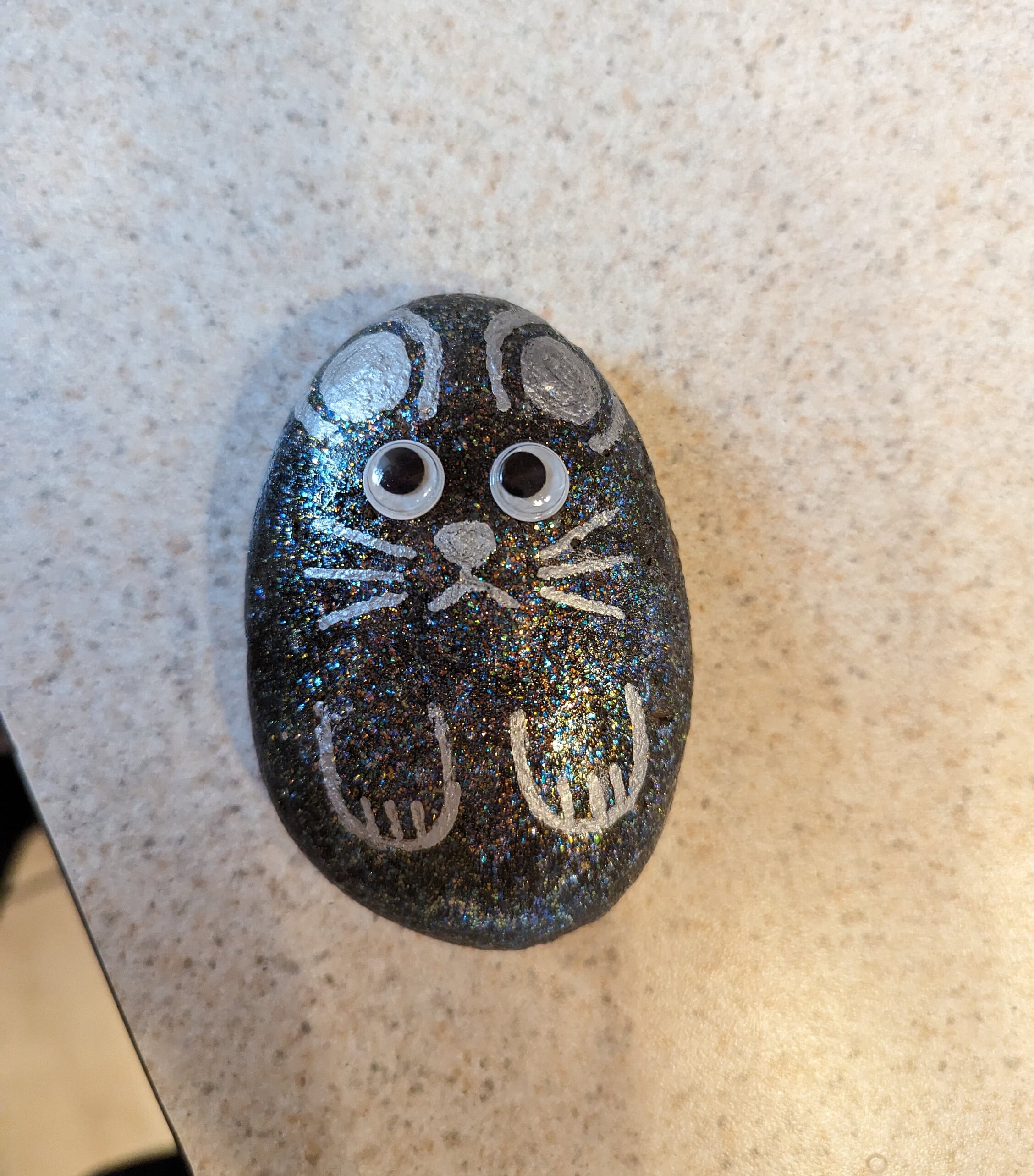 Glitter Animal Rocks, Painted Rocks, Glitter Rocks, Cute Rocks, Rock ...
