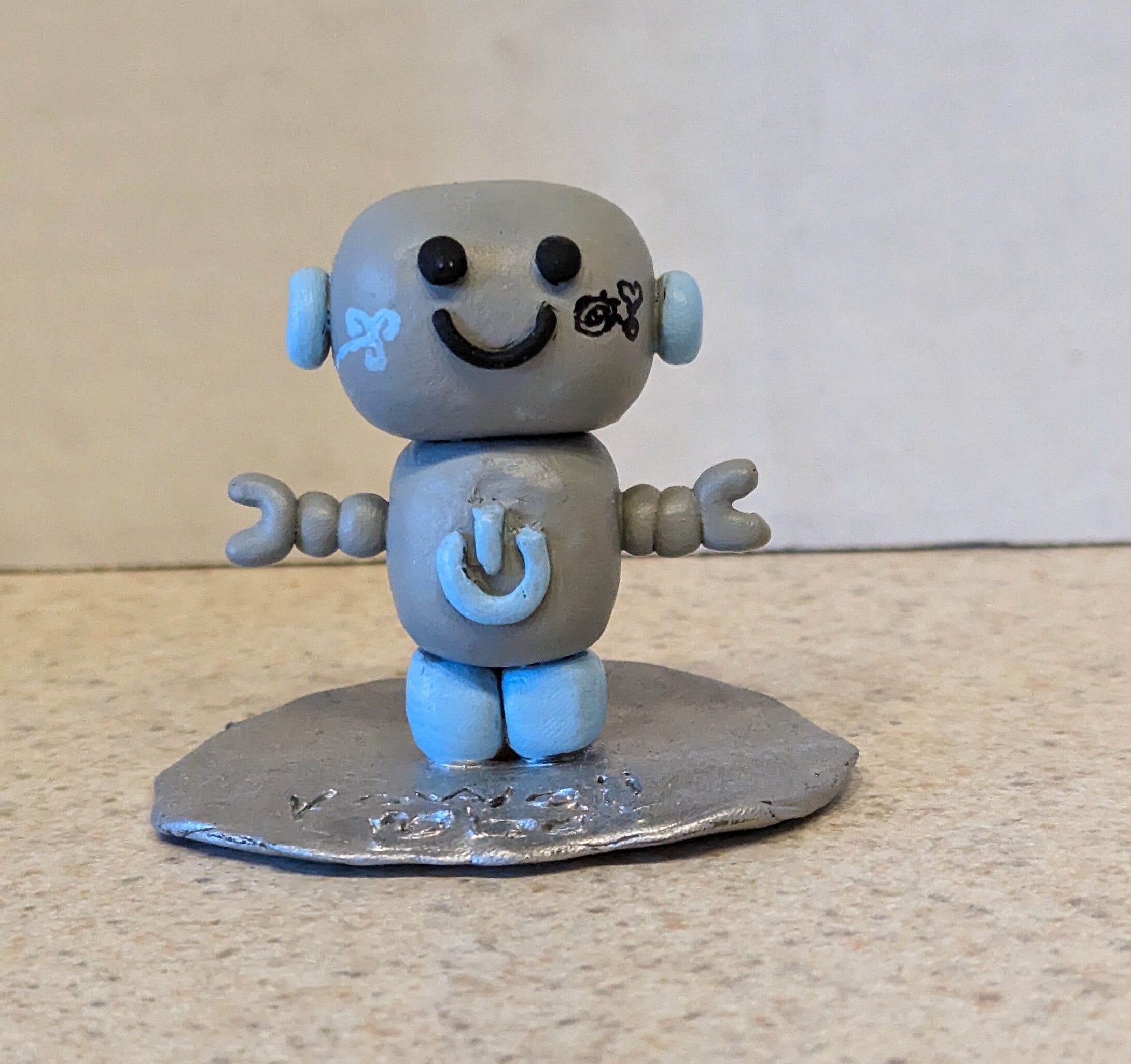 Robot Clay Figures at Jake Burdekin blog
