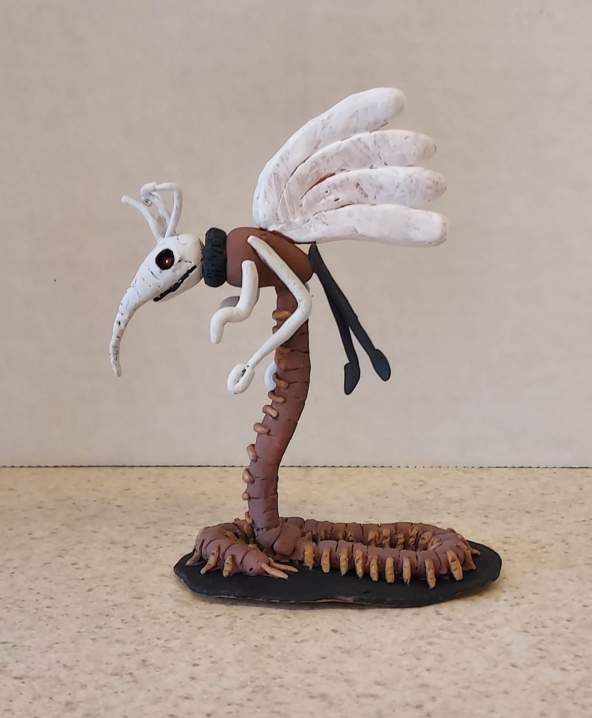 Horror Sculptures, Parasite Sculpture, Clay Sculptures, Parasite Demon ...