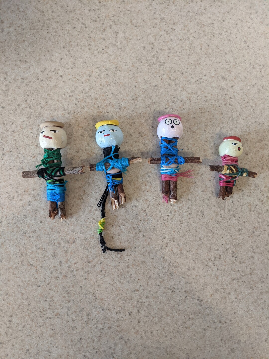 Worry Dolls, 4 Piece Set With Box Cute Worry Dolls, Cute Dolls, Dolls ...
