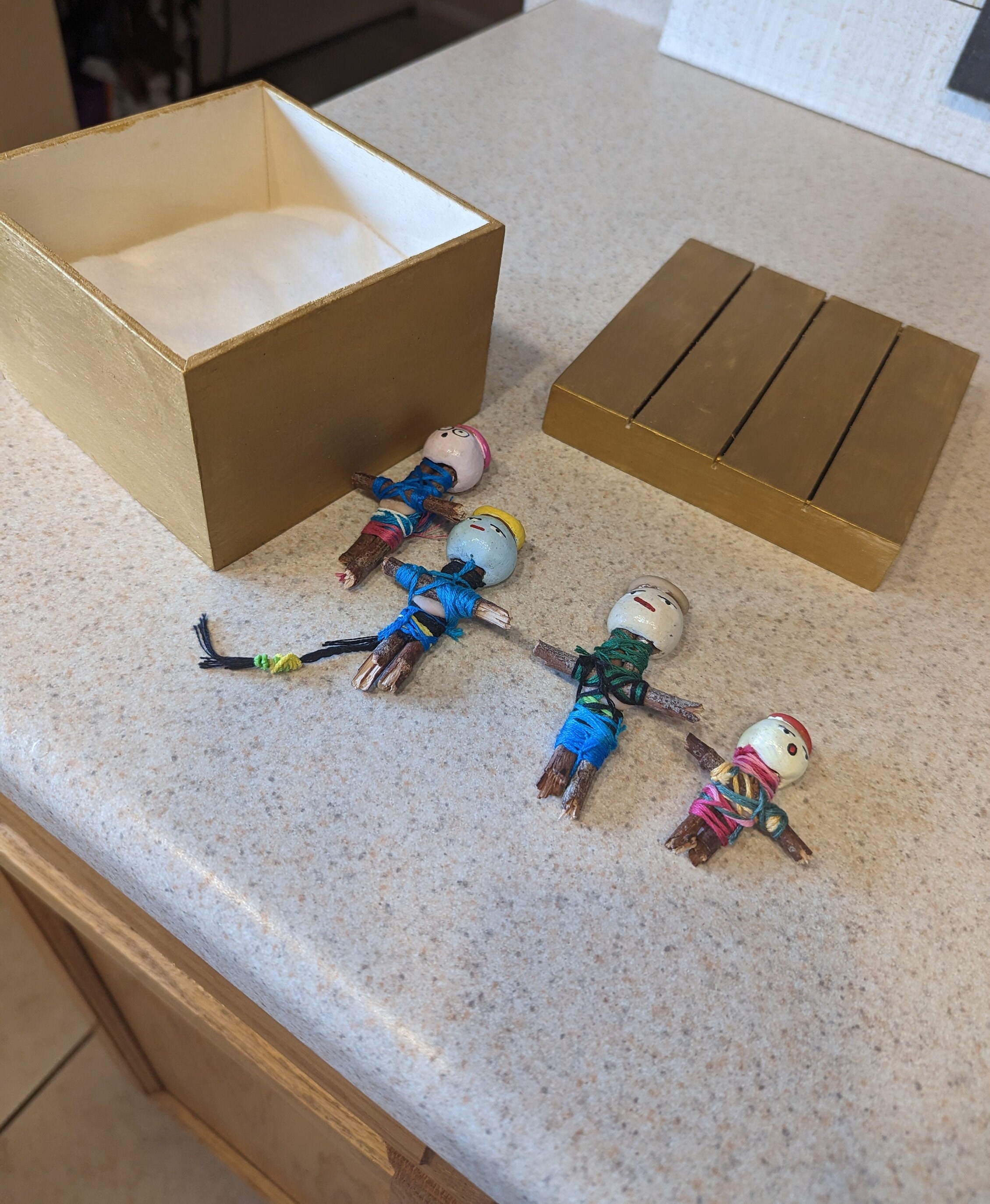 Worry Dolls, 4 Piece Set With Box Cute Worry Dolls, Cute Dolls, Dolls ...