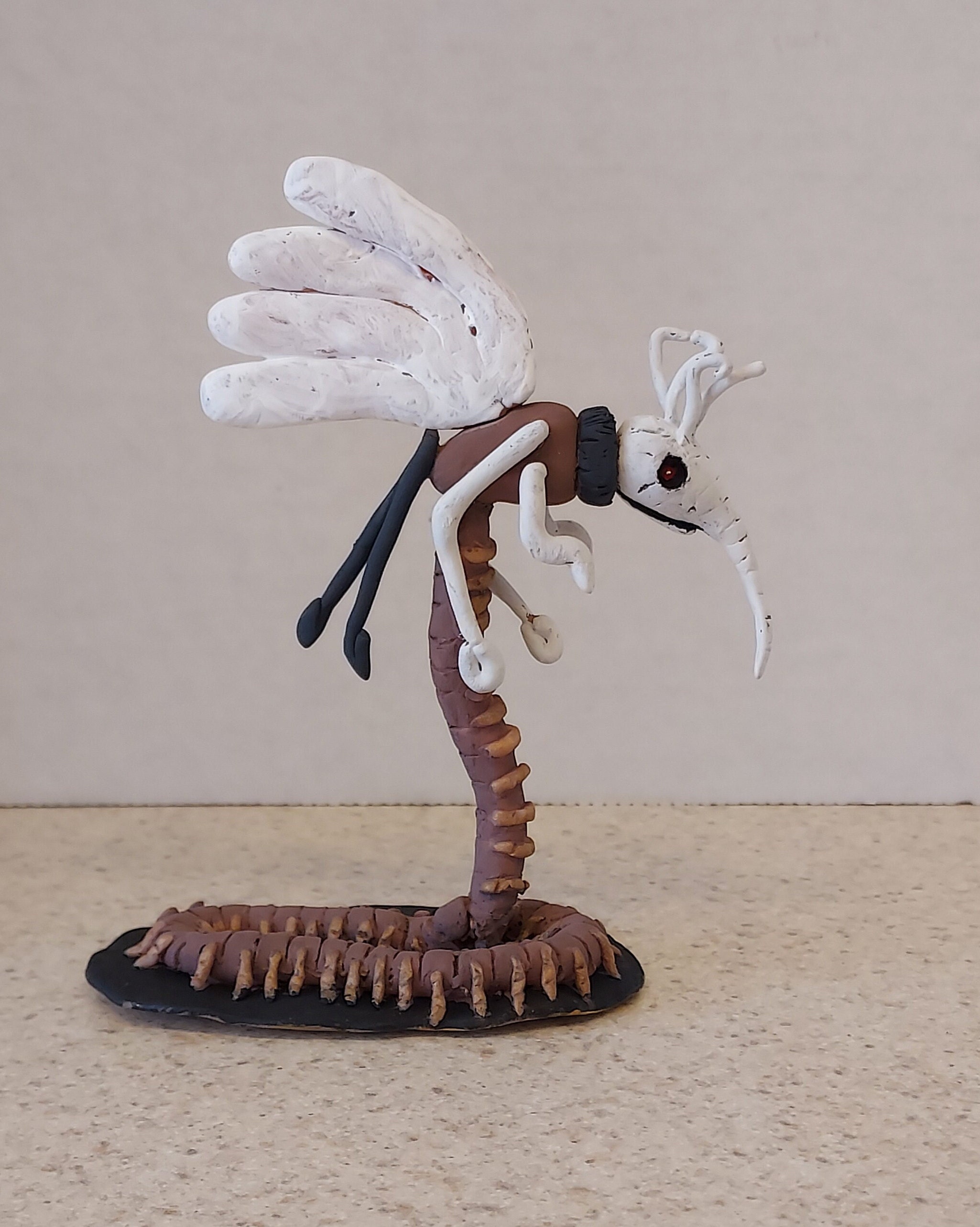 Horror Sculptures, Parasite Sculpture, Clay Sculptures, Parasite Demon ...