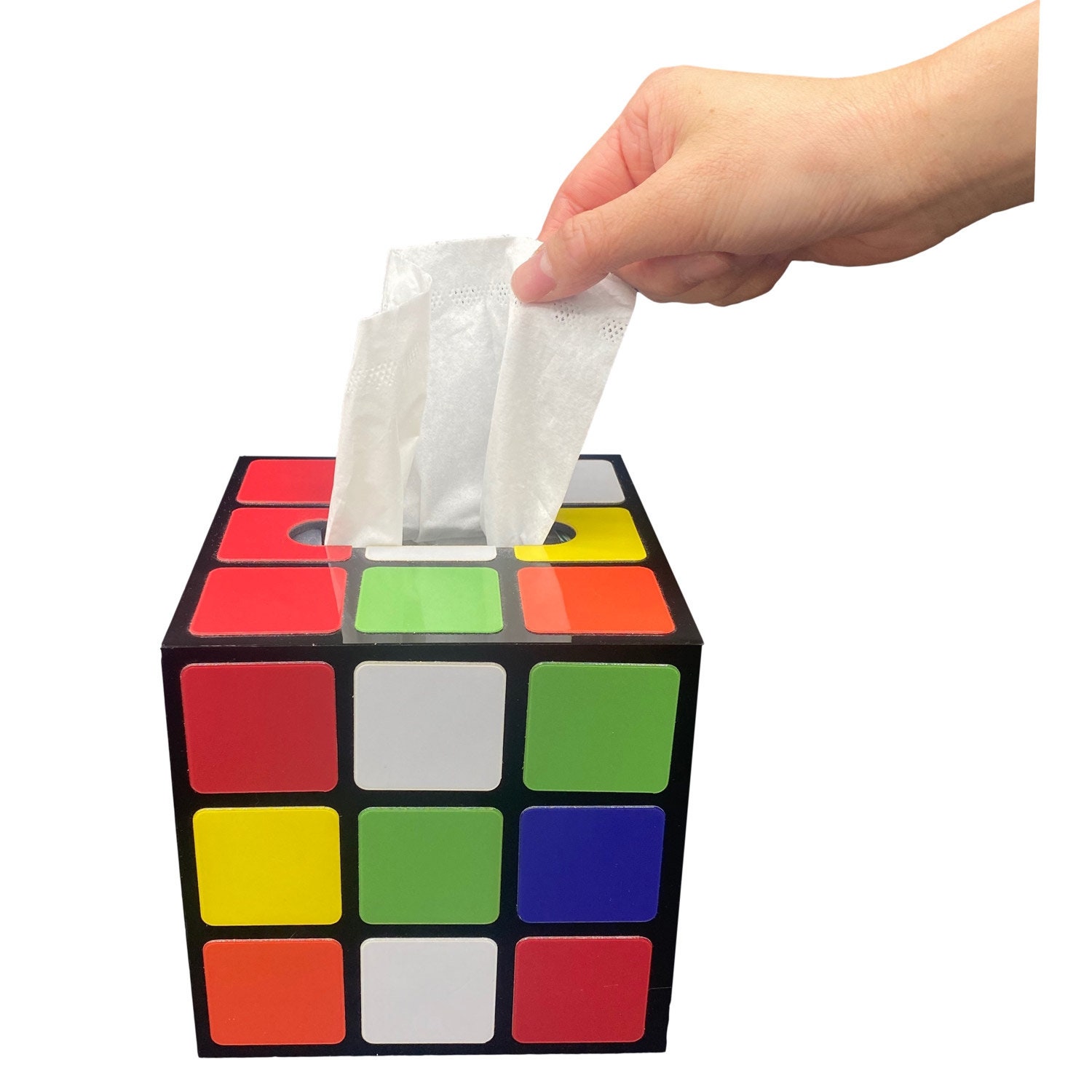 Rubix Cube Tissue Box Cover Big Bang Theory Props & Decor - Etsy