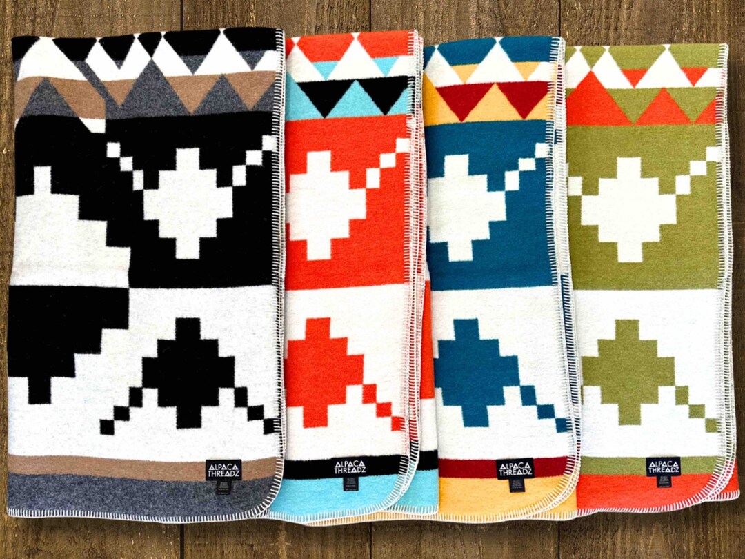 Alpaca Camp Blanket | Proudly Made in Peru | Premium Alpaca Wool ...