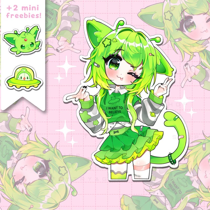 Cute Cat Fanart - Etsy
