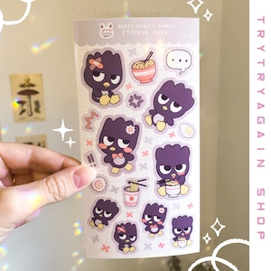 Punky Penguin X Ramen Stickers Glossy Sticker Sheet - Bujo Bullet ...
