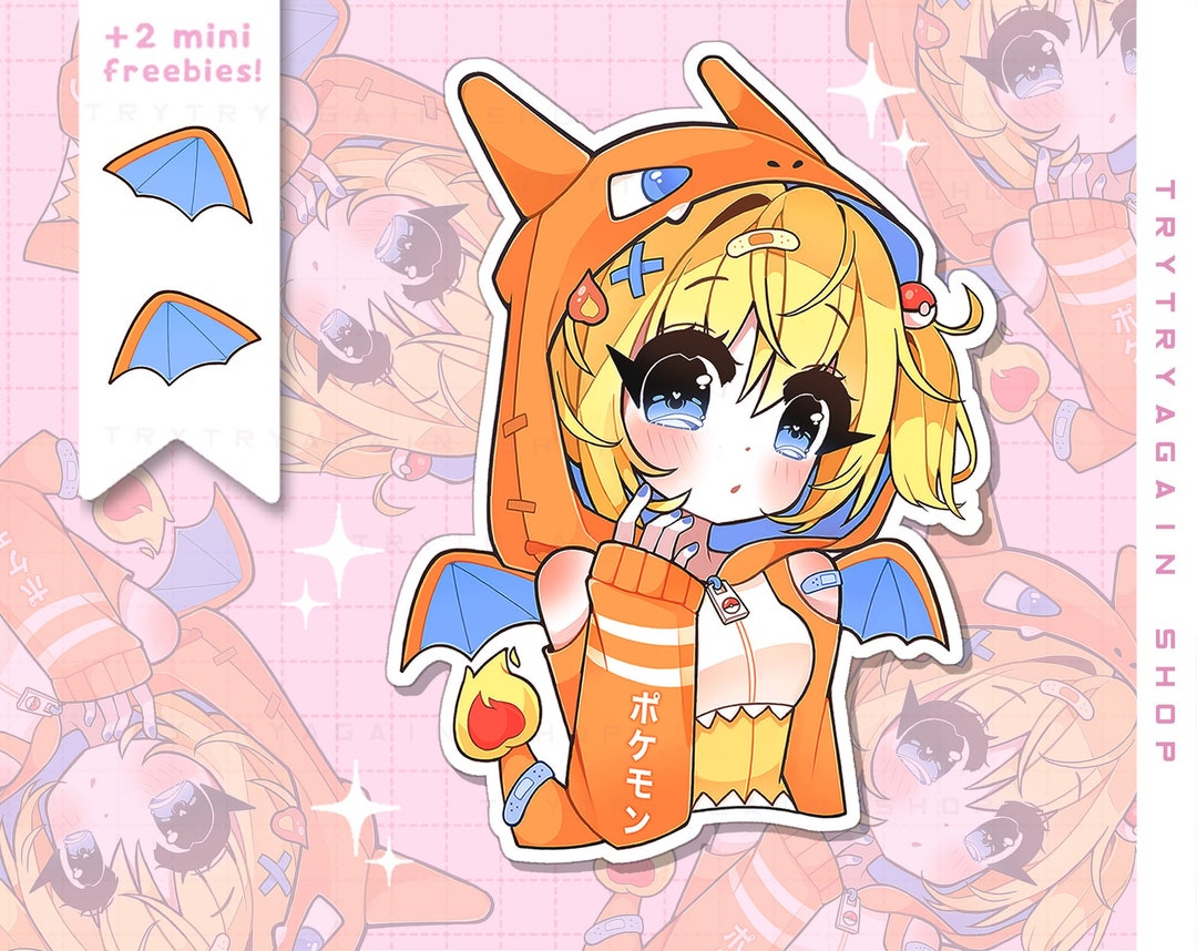 Chari Pjs Waterproof Vinyl Sticker Pack - Laminated Kawaii Stickers - Etsy