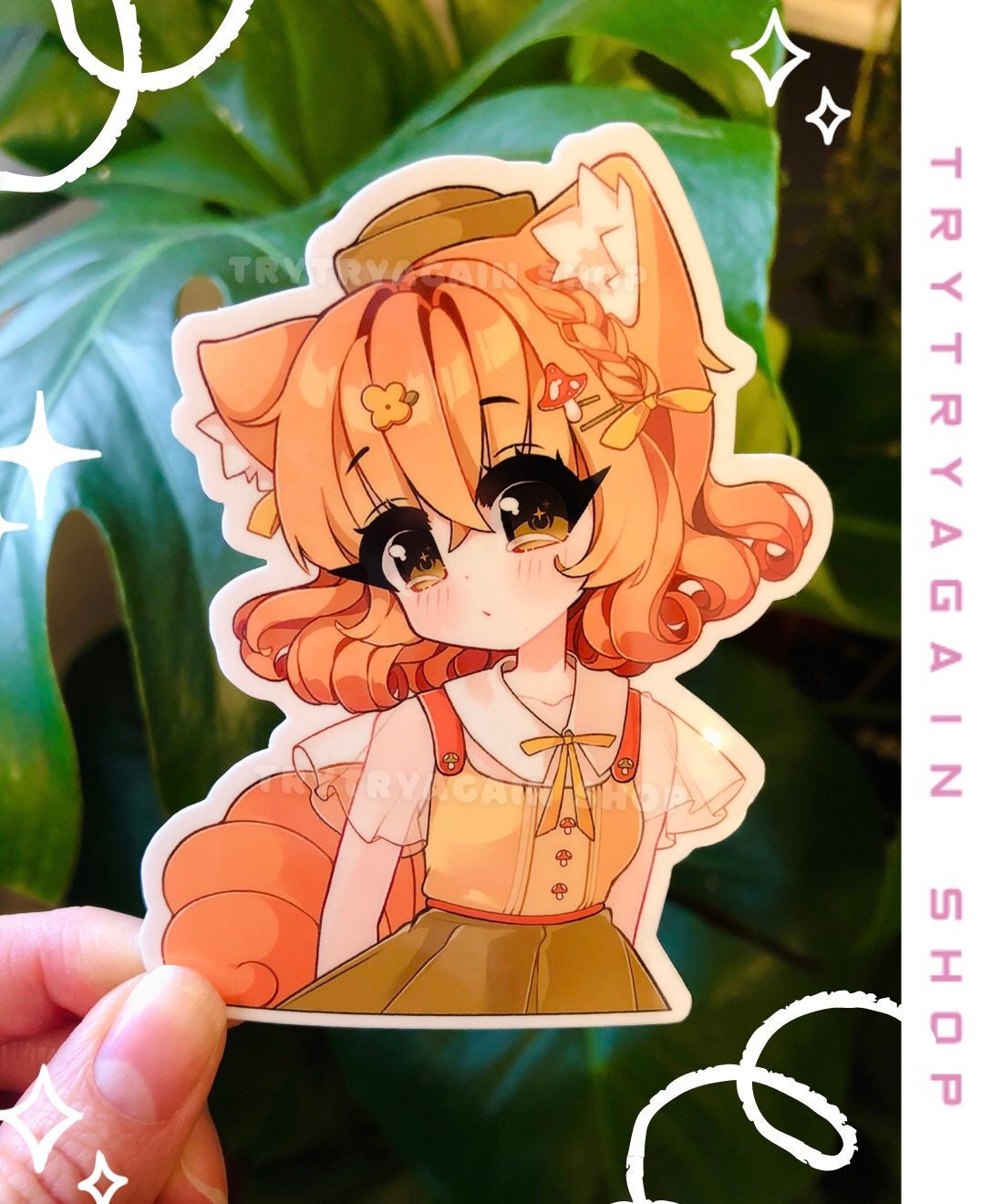 Mushroom Vulpix Waterproof Vinyl Sticker Pack Laminated - Etsy