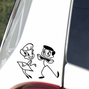 I Love Lucy Stick Figure Decal - Etsy
