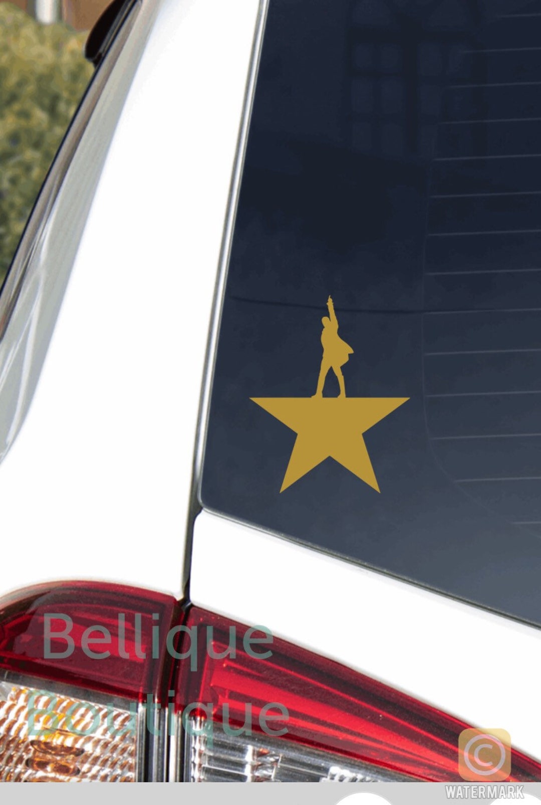 Hamilton Musical Star Logo Decal: Car, Laptop, Locker Sticker - Etsy