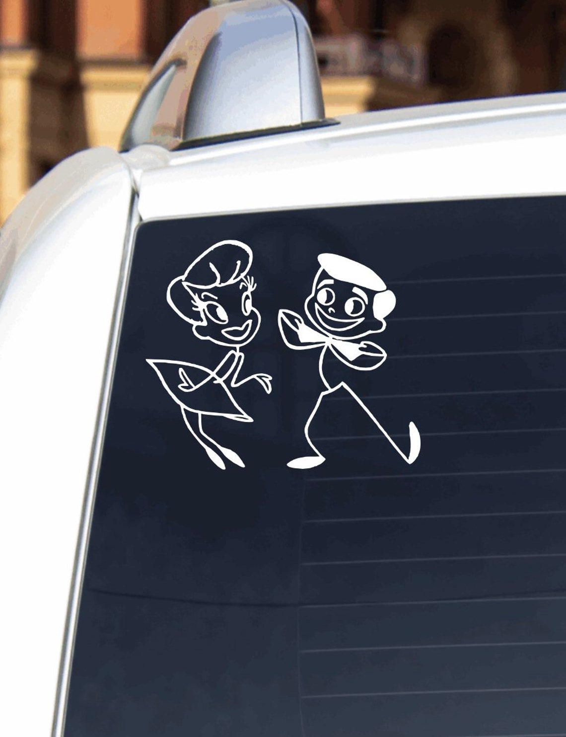 I Love Lucy Stick Figure Decal - Etsy