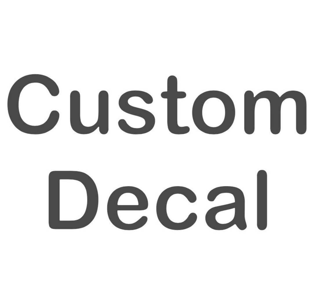 Custom Color Decal Order Lover/loser - Etsy