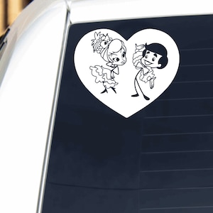 I Love Lucy Stick Figure Decal - Etsy