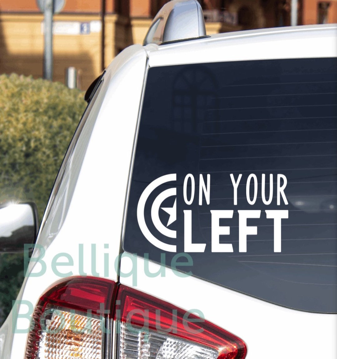 Captain America Inspired on Your Left Decal. Steve Rogers Running ...