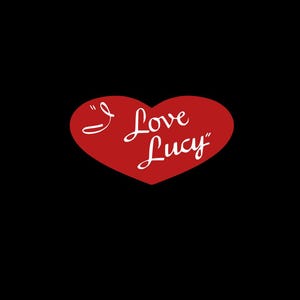I Love Lucy Heart Decal - Etsy