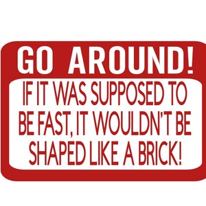 Go Around Brick Decal - Funny off Road Jeep/truck/bronco Sticker - Etsy