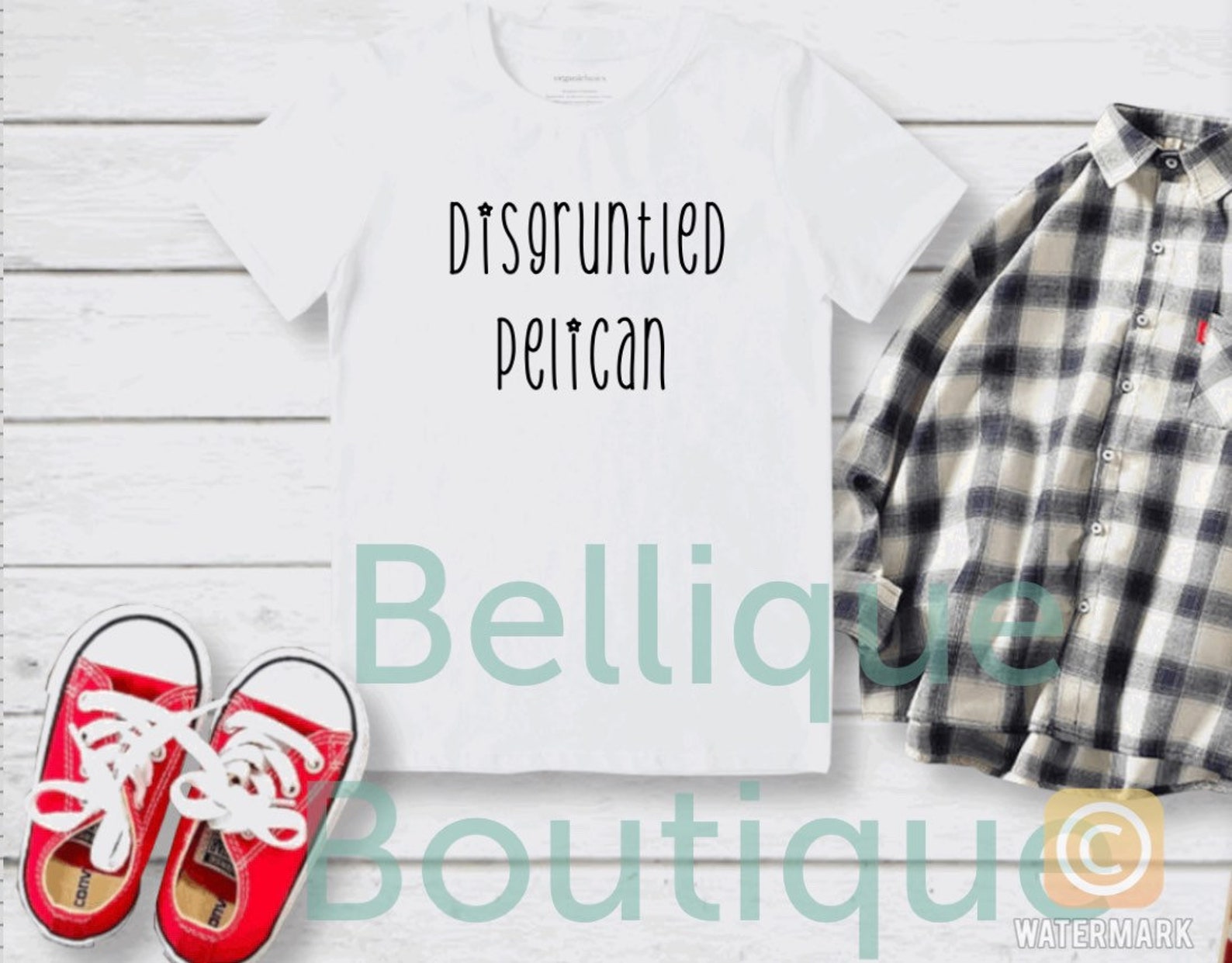 Schitts Creek Disgruntled Pelican inspired children/baby tee | Etsy