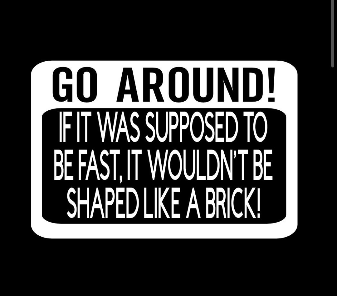 Go Around Brick Decal - Funny off Road Jeep/truck/bronco Sticker - Etsy