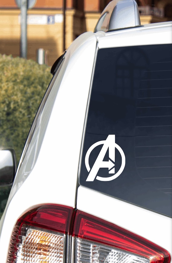 Avengers Inspired Logo Decal. Marvel Series Laptop Car Decal. - Etsy