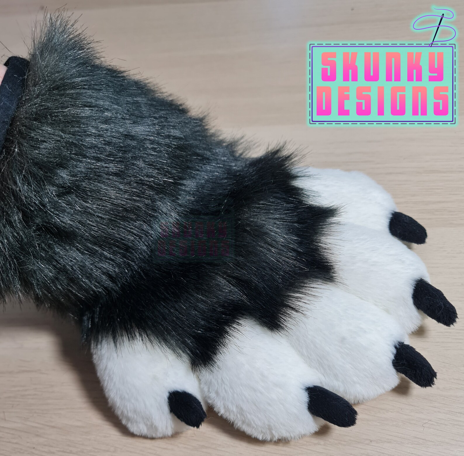 PATTERN Slim-style Puffy 5 Finger Hand Paws High Detail - Etsy