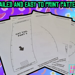 PATTERN - Cat Tail - Etsy